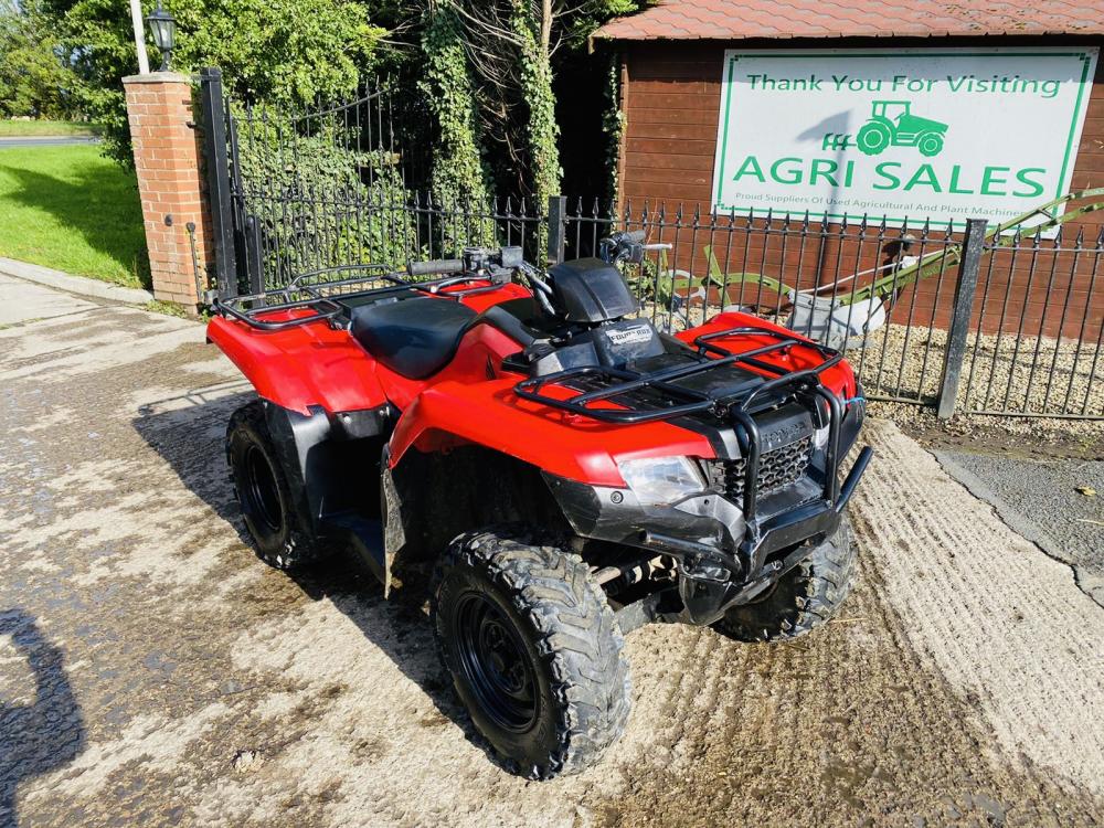 HONDA 420CC 4WD FOUR TRAX QUAD BIKE * YEAR 2014