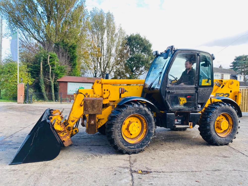 JCB 532-120 TELEHANDLER * 12 METER REACH * C/W UNUSED STICKLANDS BUCKET