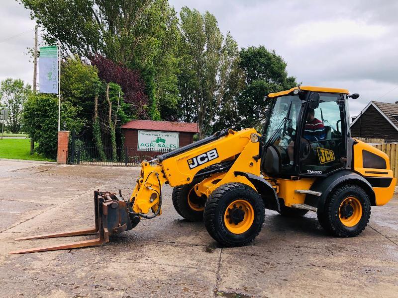 JCB TM220 TURBO TELEHANDLER * ONLY 2278 HOURS * C/W JOYSTICK CONTROL