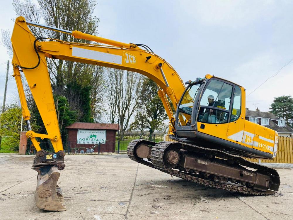JCB JS160LC TRACKED EXCAVATOR C/W QUICK HITCH & BUCKET