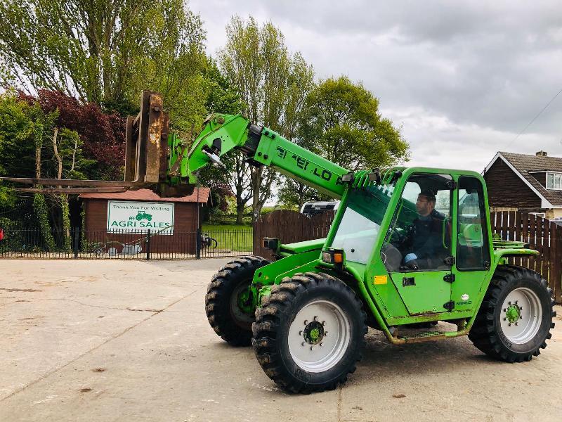 MERLO P26.6-SPT TELEHANDLER * YEAR 2002 * C/W PICK UP HITCH * PLEASE ...