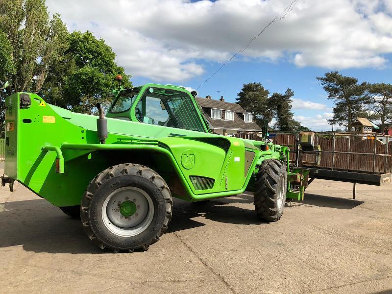 MERLO P40. 14-K TELEHANDLER C/W JOYSTICK CONTROL OPERATED MAN BASKET ...