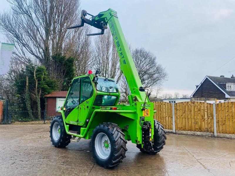 MERLO P28.7KT TURBO FARMER TELEHANDLER *ONLY 4964 HOURS , EX-NHS* C/W ...