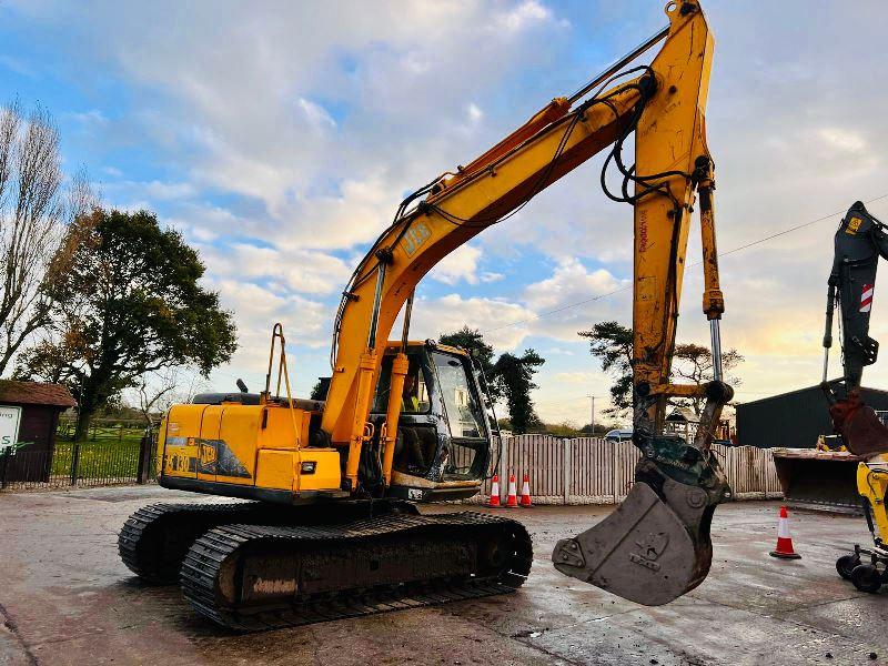 JCB JS130 TRACKED EXCAVATOR C/W QUICK HITCH