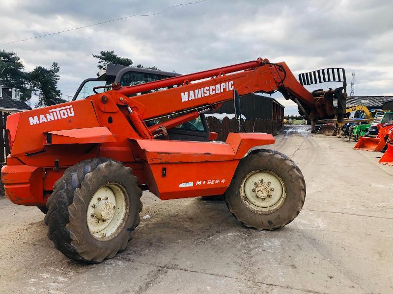 MANITOU MT928-4 TELEHANDLER C/W QUICK HITCH & PALLET TINES *YEAR 1998*
