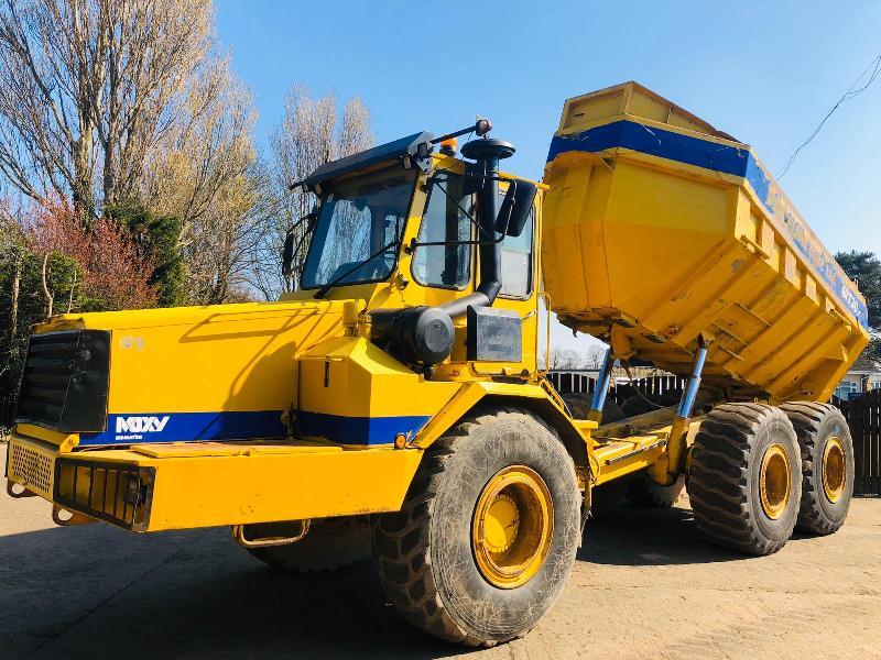 MOXY MT30 6X6 ARTICULATED DUMPER C/W REVERSE CAMERA & BACK DOOR ...