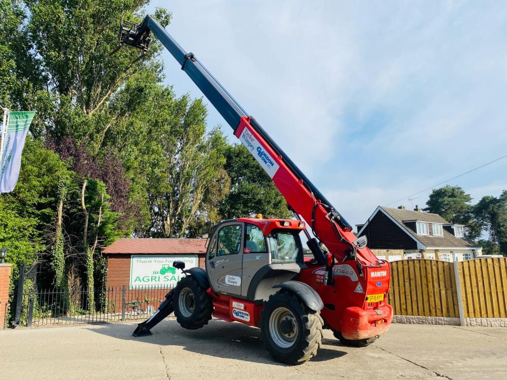 MANITOU MT1440 TURBO TELEHANDLER * YEAR 2015 * C/W REVERSE CAMERA