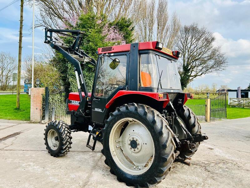 CASE 885XL TRACTOR C/W QUICKE FRONT LOADER & EURO HEAD STOCK *VIDEO*