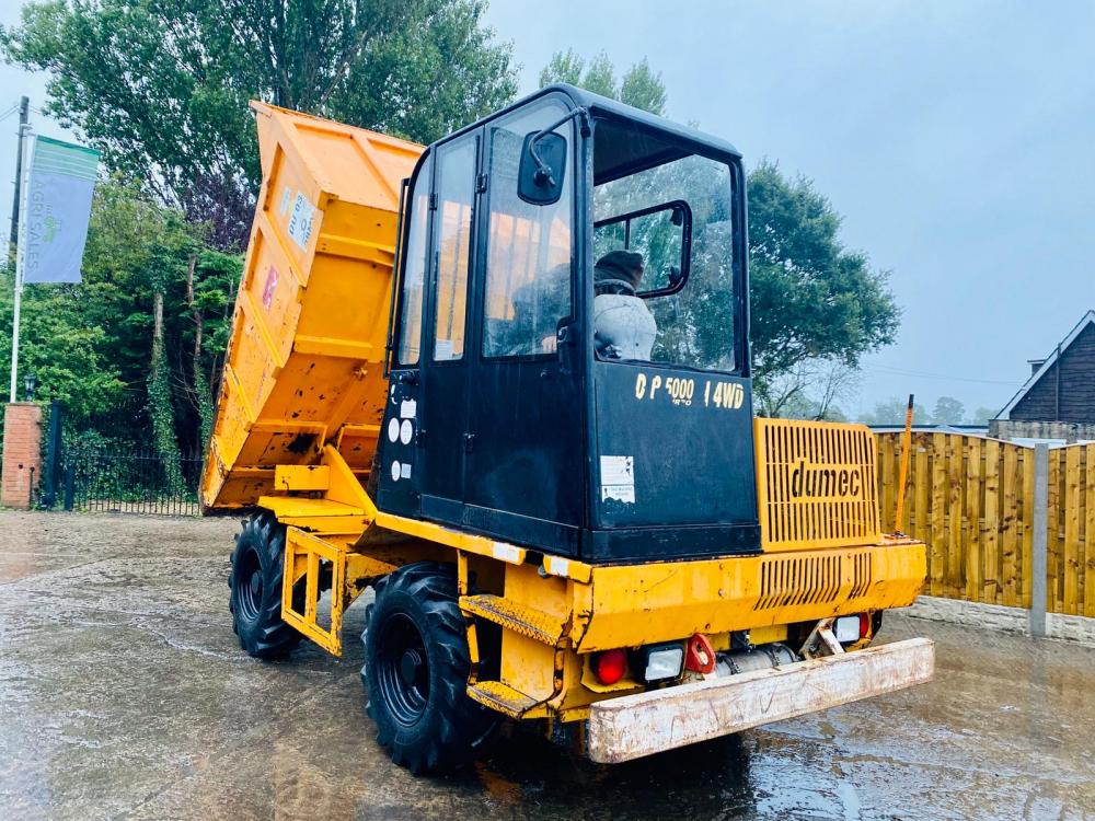 DUMEC DP5000 4WD DUMPER * YEAR 2013 * C/W REVERSIBLE DRIVE STATION ...