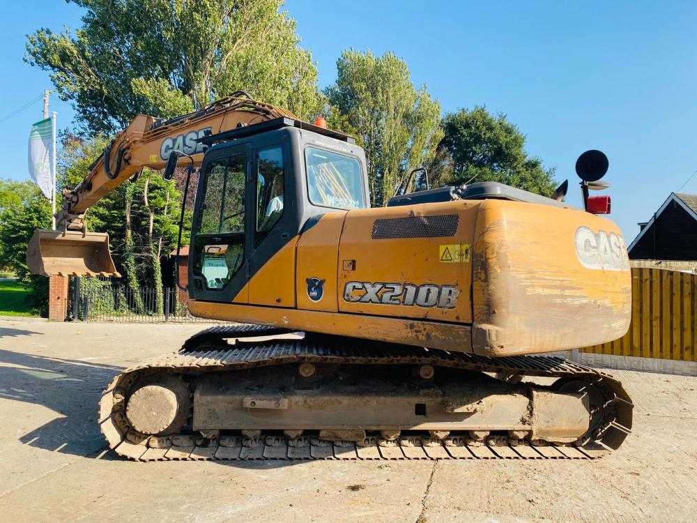 CASE CX210B TRACKED EXCAVATOR * YEAR 2012