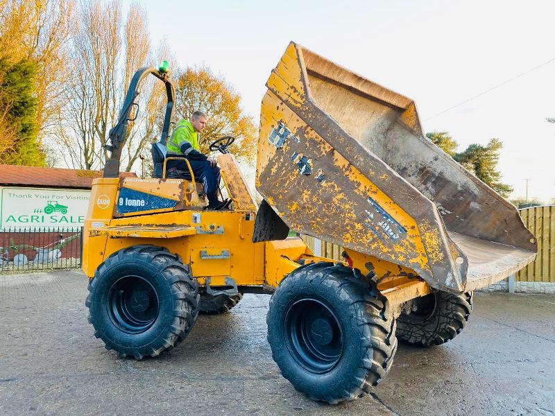 THWAITES 9 TON DUMPER * YEAR 2013 * C/W PERKINS ENGINE