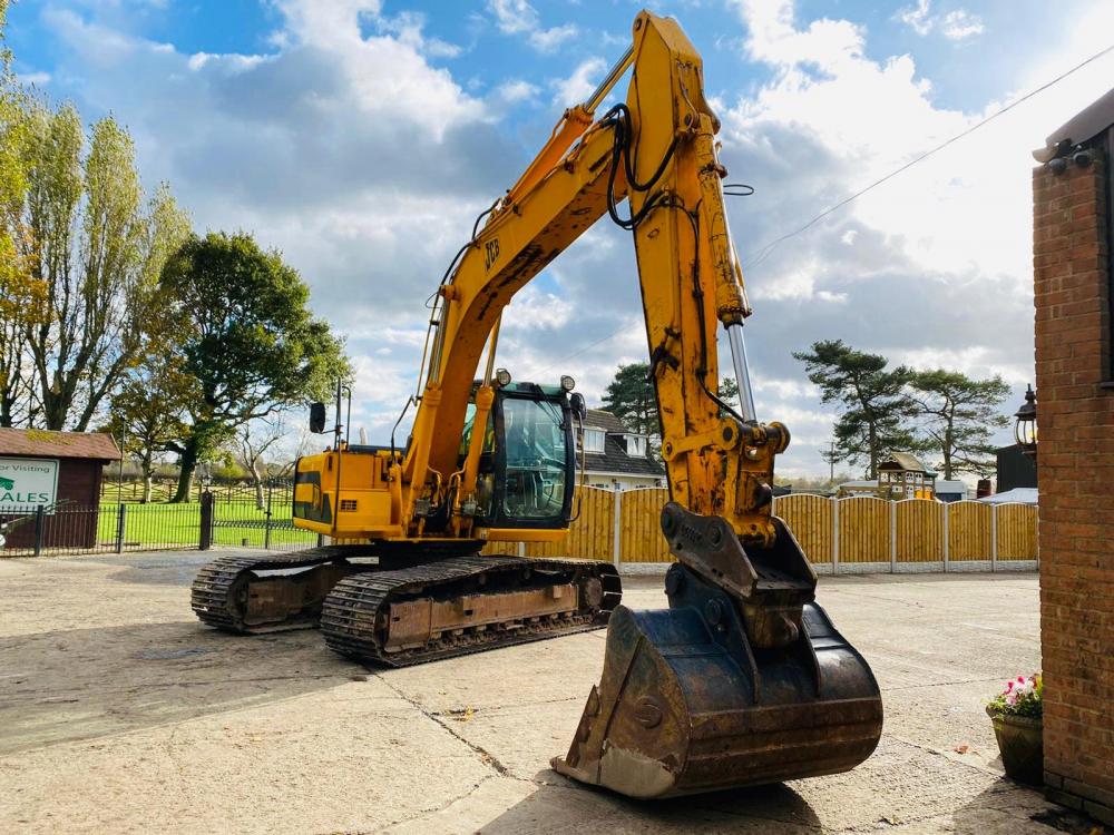 JCB JS160LC TRACKED EXCAVATOR C/W QUICK HITCH & BUCKET