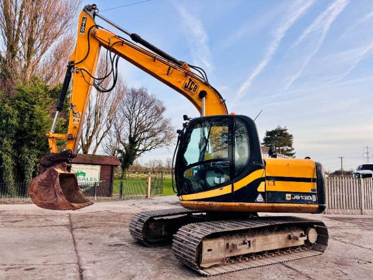 JCB JS130 TRACKED EXCAVATOR *YEAR 2008* C/W QUICK HITCH & BUCKET *VIDEO*