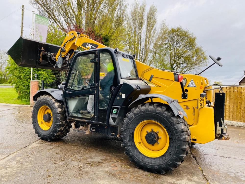 CATERPILLAR TH407 4WD TELEHANDLER *YEAR 2012 , AG-SPEC* C/W PICK UP HITCH