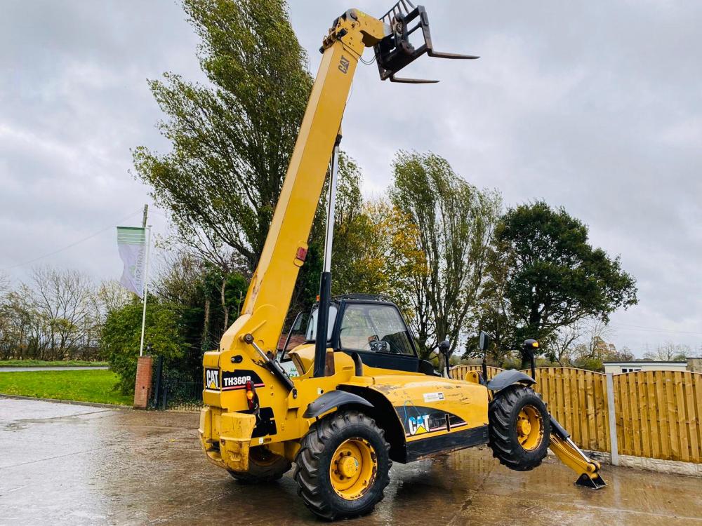 CATERPILLAR TH360B TURBO TELEHANDLER * YEAR 2005 * 13.5 METER REACH