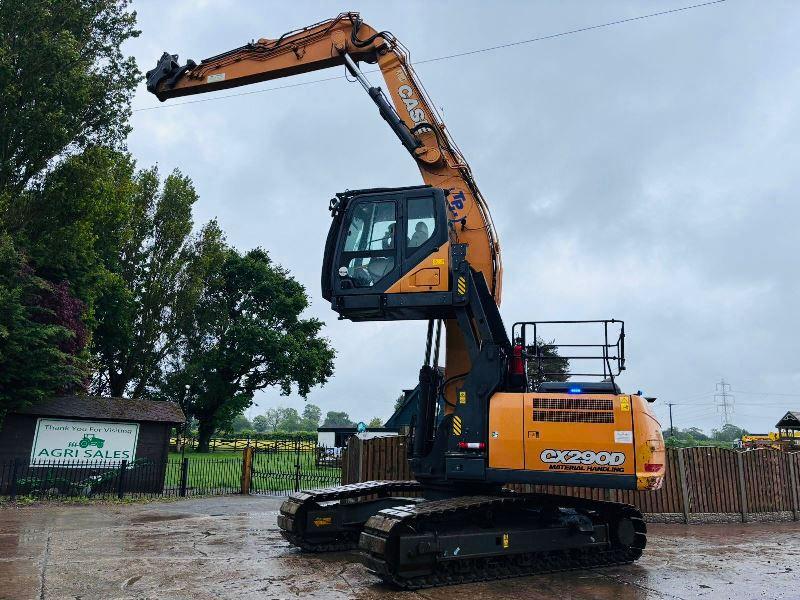 CASE CX290D HIGH RISE CABIN TRACKED EXCAVATOR *YEAR 2017* C/W QUICK ...