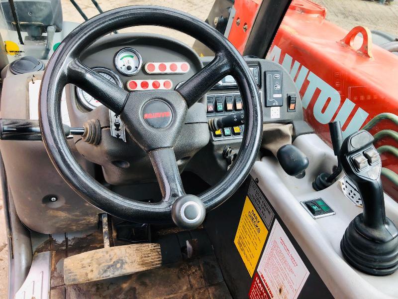 MANITOU MLT634 TURBO TELEHANDLER C/W JOYSTICK CONTROL & PICK UP HITCH ...