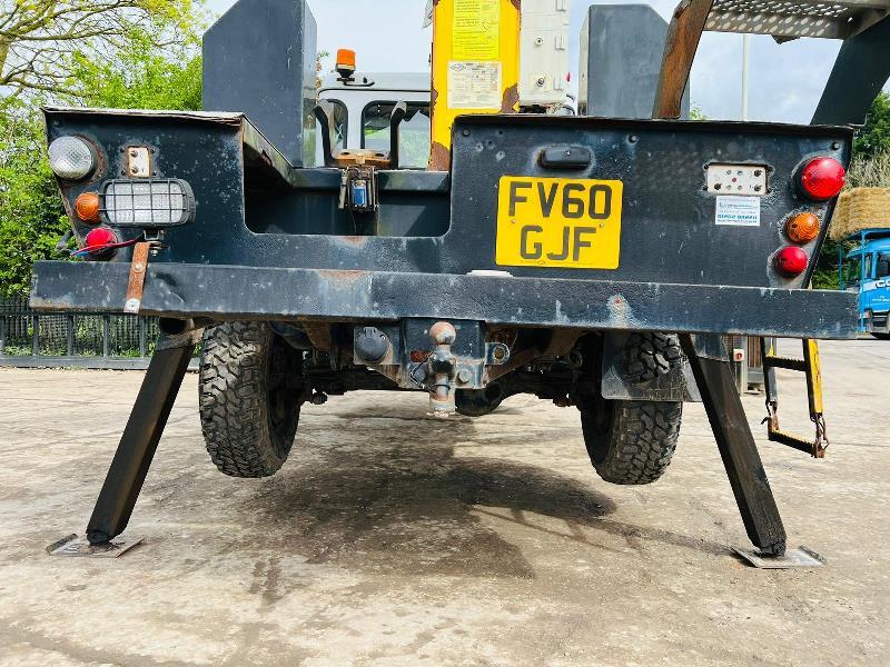 LAND ROVER DEFENDER 110 *YEAR 2010* C/W VERSALIFT MAN LIFT *VIDEOS*