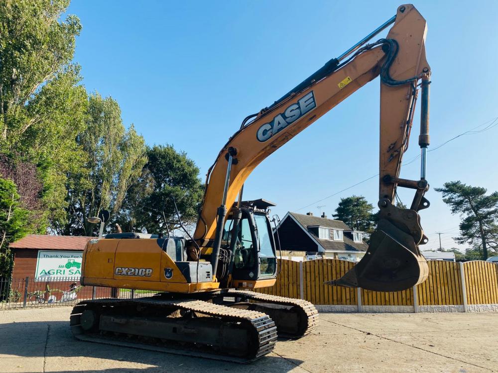 CASE CX210B TRACKED EXCAVATOR * YEAR 2012