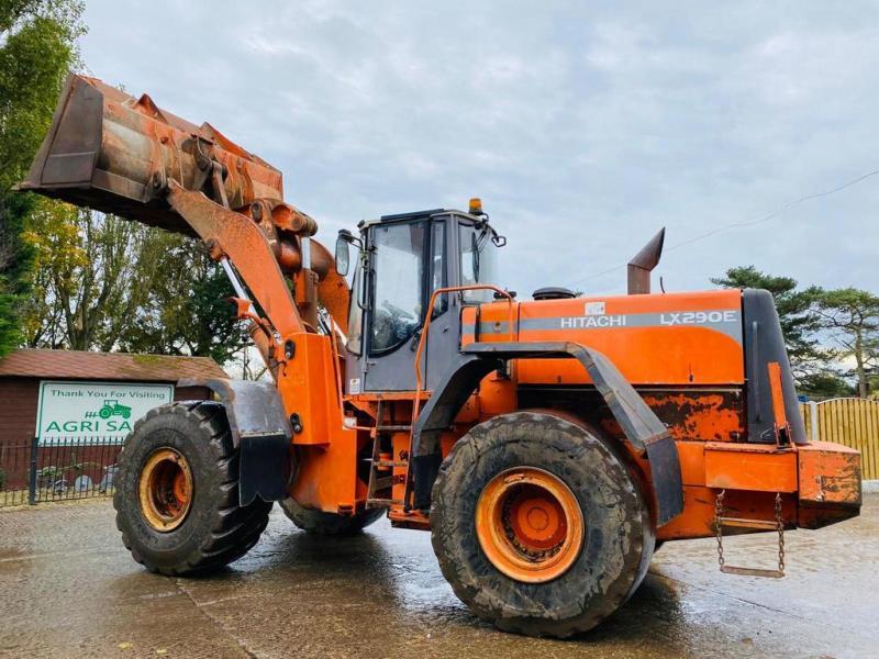 HITACHI LX290E 4WD LOADING SHOVEL ( NO FOOT BREAKS )