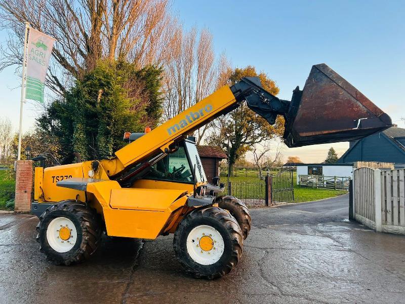 MATBRO TS270 4WD TELEHANDLER * AG-SPEC * C/W PICK UP HITCH