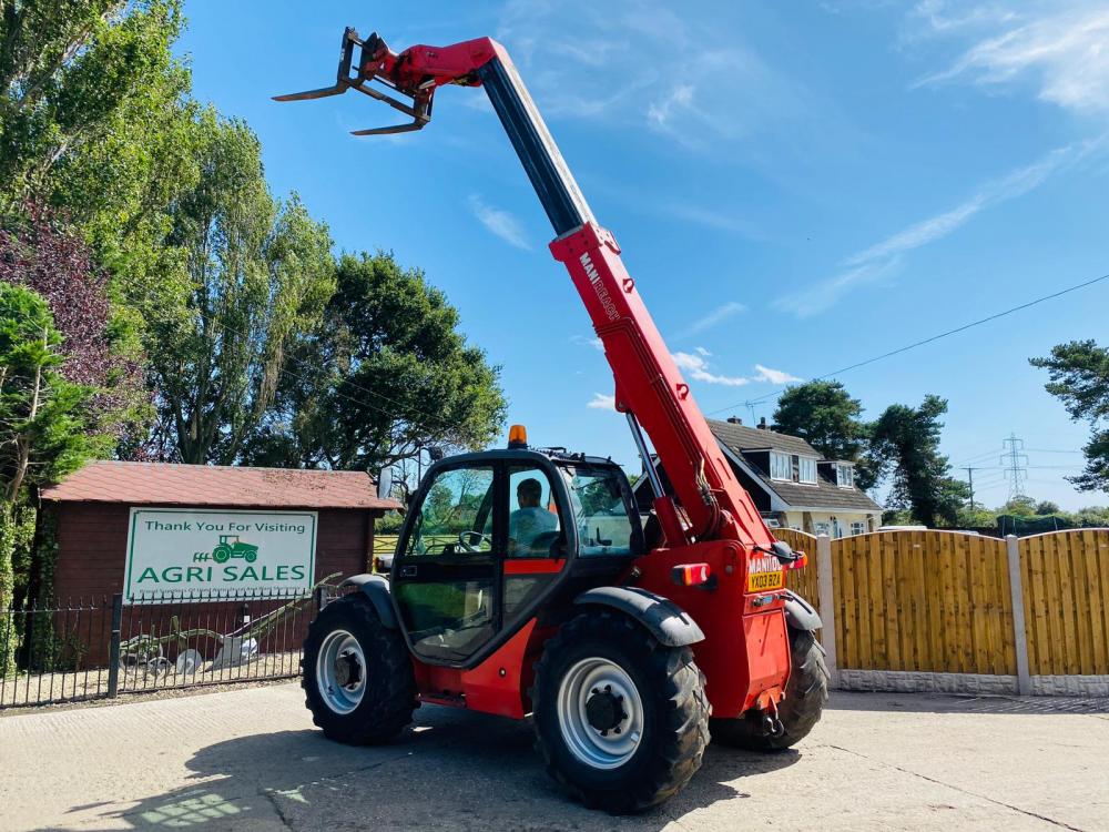MANITOU MLT629 TURBO * AG SPEC * TELEHANDLER C/W PICK UP HITCH