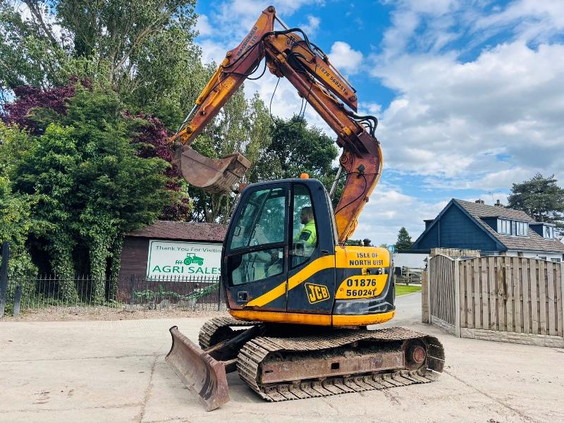 JCB JZ70 TRACKED EXCAVATOR *ZERO SWING* C/W QUICK HITCH *VIDEO*