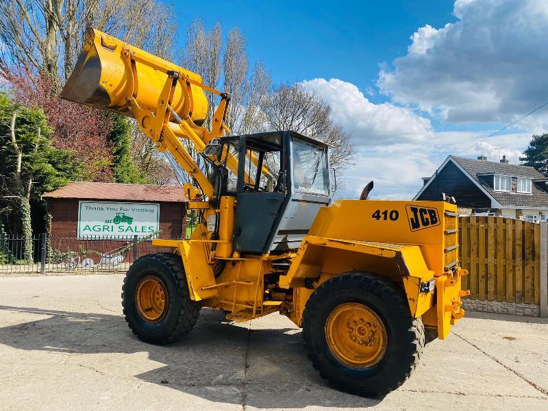 JCB 410 LOADING SHOVEL C/W MITCHELIN TYRES ALL ROUND