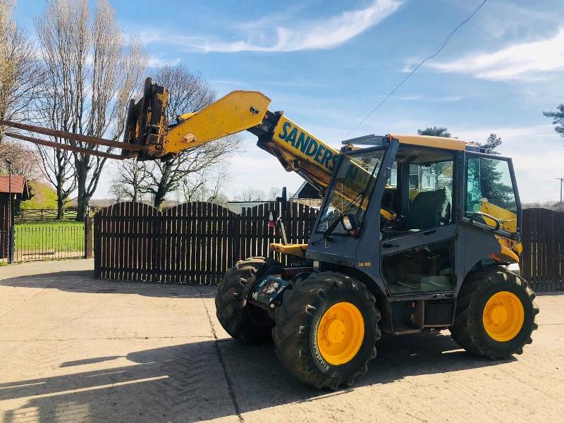SANDERSON TL6 TELEHANDLER C/W BUCKET AND PALLET TINES
