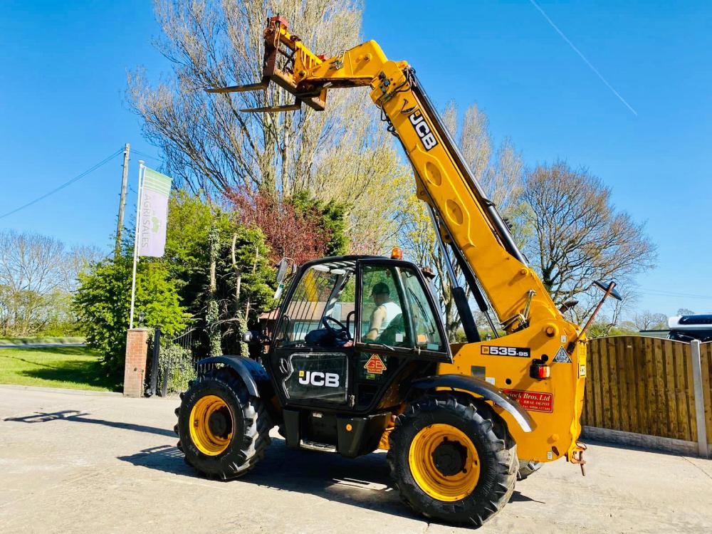 JCB 535-95 TELEHANDLER * YEAR 2013 * ONLY 7753 HOURS C/W 9.5 METER REACH