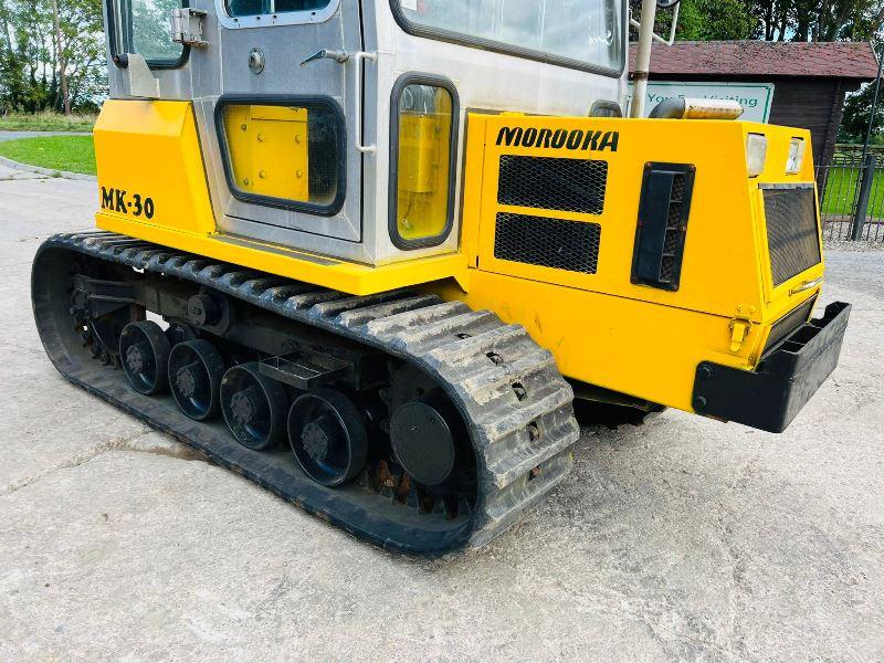 MOROOKA MK30 TRACKED TRACTOR * 940 HOURS * C/W RUBBER TRACKS * VIDEO