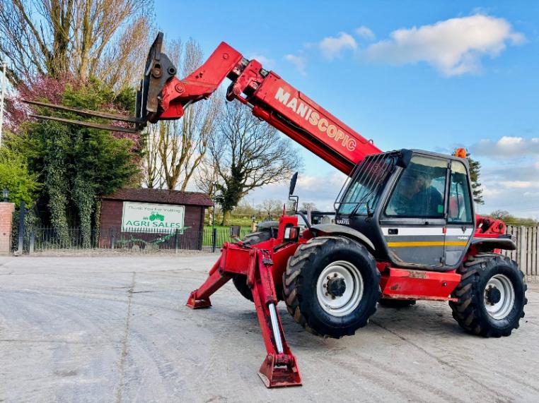 MANITOU MT1340 4WD TELEHANDLER *13 METER REACH* ENGINE SMOKES *VIDEO*