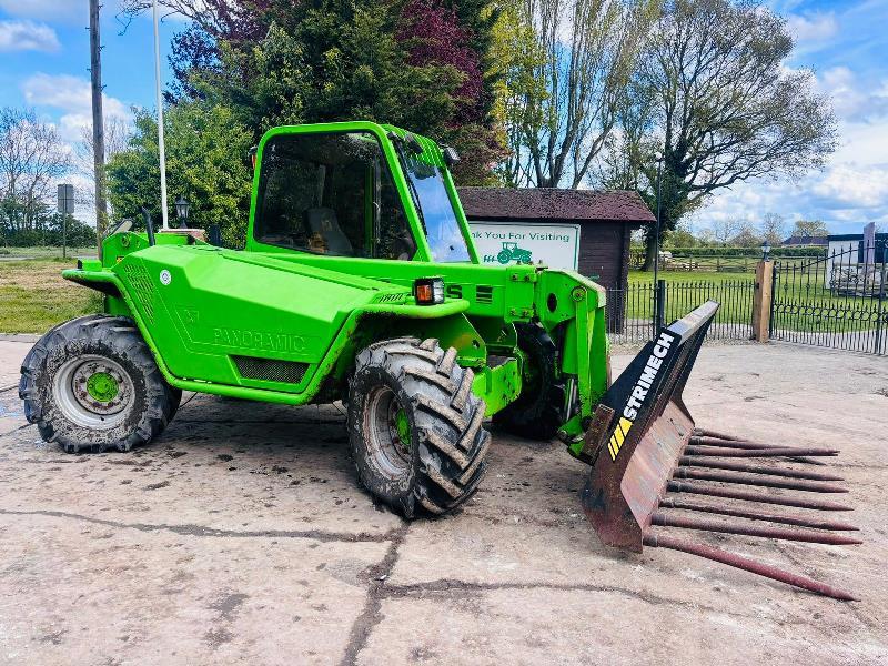 MERLO P27.7 4WD TELEHANDLER *AG SPEC, TRANSMISSION OIL LEAK* VIDEO