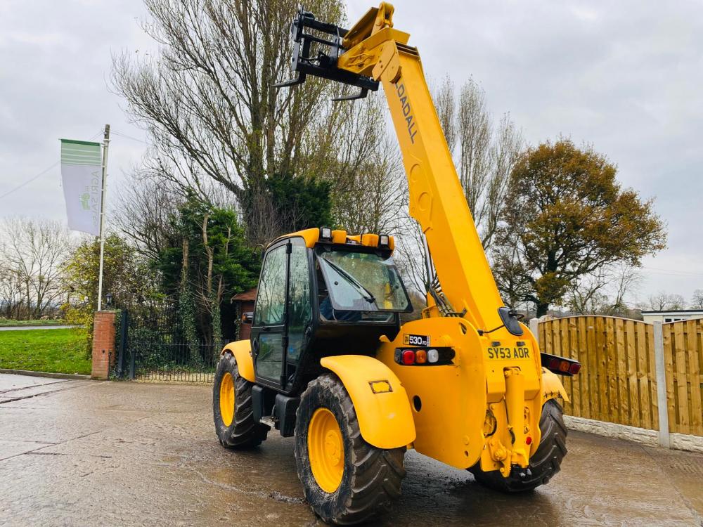 JCB 530-70 TURBO TELEHANDLER * AG-SPEC * C/W PICK UP HITCH