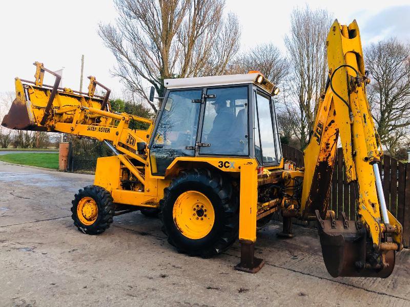JCB 3CX 4WD DIGGER PROJECT 7 C/W EXTENDING DIG