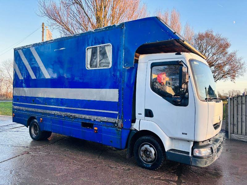 RENAULT 42AEA1 HORSE BOX LORRY *MOT'D TILL NOVE 2024* C/W MANUAL GEAR ...