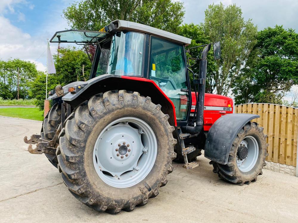MASSEY FERGUSON 8130 DYNA SHIFT TRACTOR C/W AC CABIN & FRONT WEIGHTS