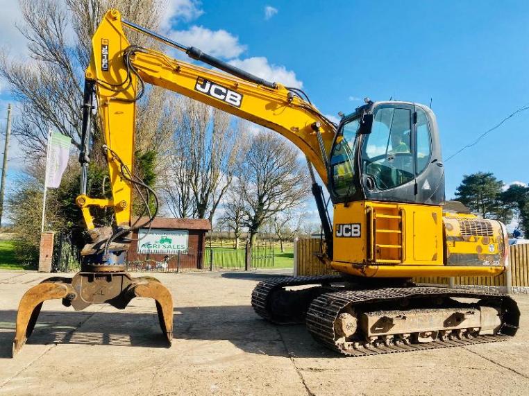 JCB JS160LC HIGH CABIN TRACKED EXCAVATOR * YEAR 2011 * C/W ROTATING ...