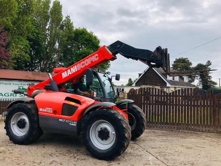 MANITOU MLT634 TURBO TELEHANDLER C/W JOYSTICK CONTROL & PICK UP HITCH ...