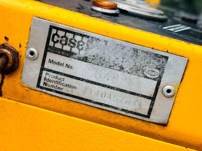 CASE 648 COMPACT BACKHOE DIGGER C/W 2 X BUCKETS *VIDEO*