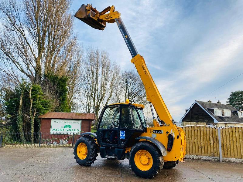 JCB 530 - 70 TURBO TELEHANDLER * YEAR 2003 * C/W BUCKET & PALLET TINES