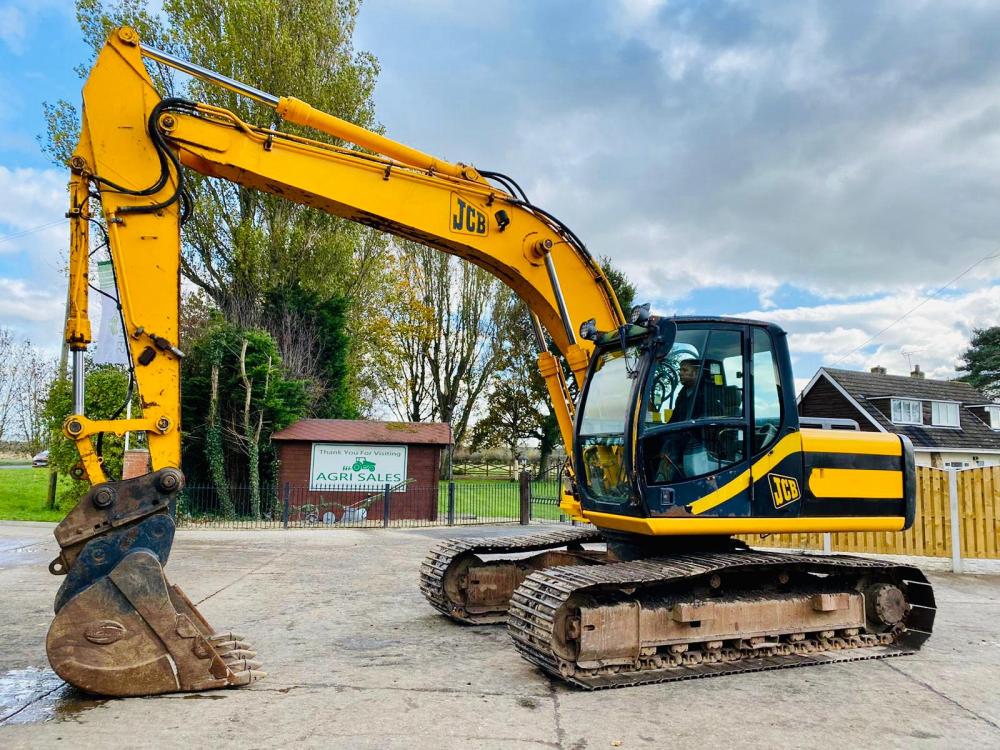 JCB JS160LC TRACKED EXCAVATOR C/W QUICK HITCH & BUCKET