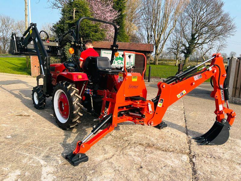 BRAND NEW SIROMER 304 4WD TRACTOR WITH LOADER & BACK ACTOR YEAR 2023
