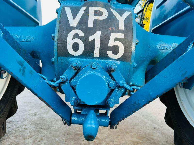 FORDSON DEXTER TRACTOR *YEAR 1960* C/W PICK UP HITCH