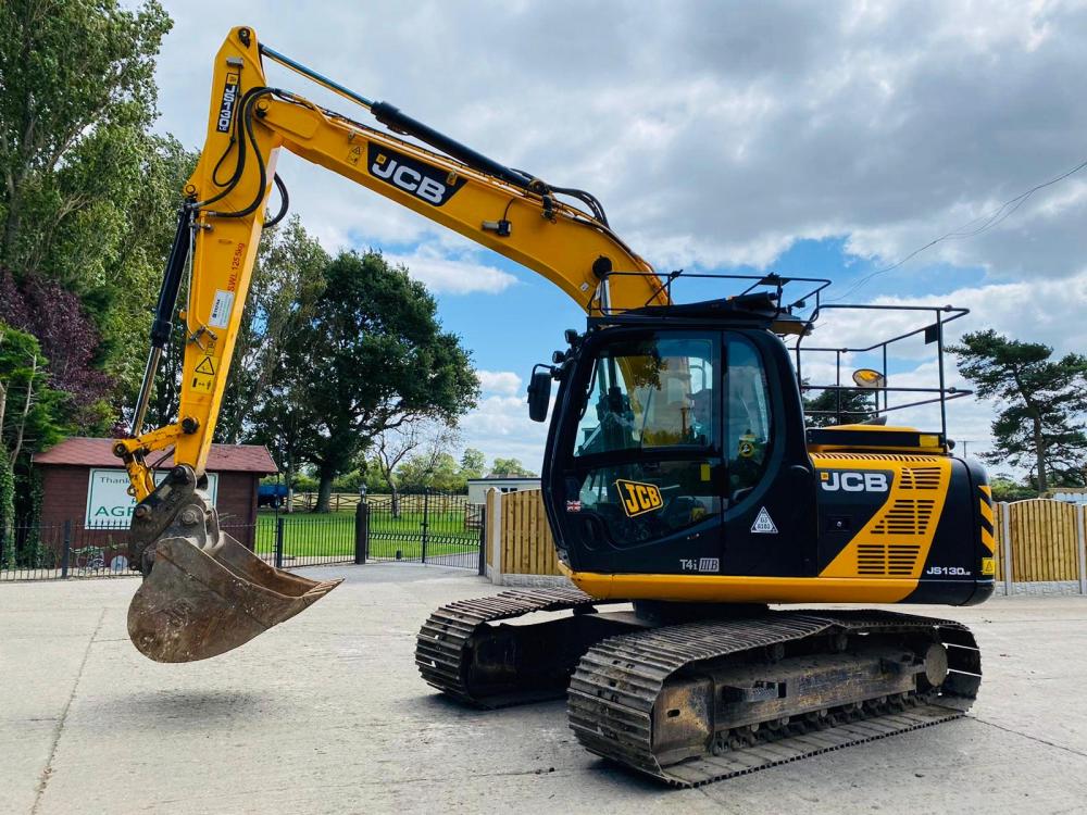 JCB JS130 TRACKED EXCAVATOR * YEAR 2014 , ONLY 6338 HOURS