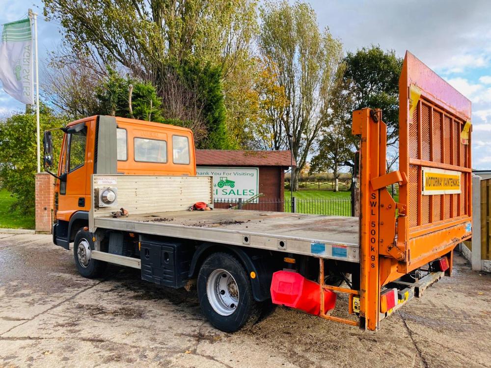 IVECO 4X2 FLAT BED LORRY * YEAR 2006 * C/W TAIL LIFT