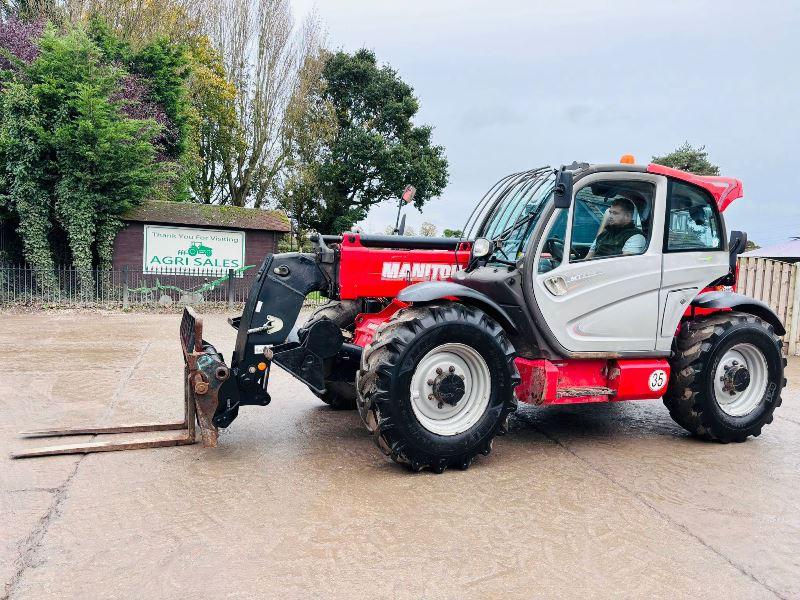 MANITOU MT1135 4WD TURBO TELEHANDLER *YEAR 2016* C/W PALLET TINES *VIDEO*