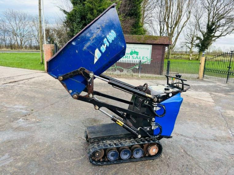 T.C.P HT500 HIGH TIP PEDESTRIAN TRACKED DIESEL DUMPER *VIDEO*