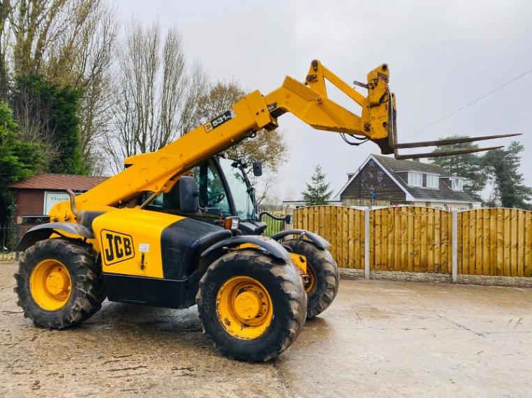 JCB 531-70 TURBO AGRI SUPER TELEHANDLER *AG-SPEC* C/W PUH , 7 METERE ...