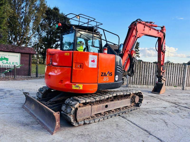 HITACHI ZAXIS ZX85 TRACKED EXCAVATOR *YEAR 2014* C/W QUICK HITCH *VIDEO*